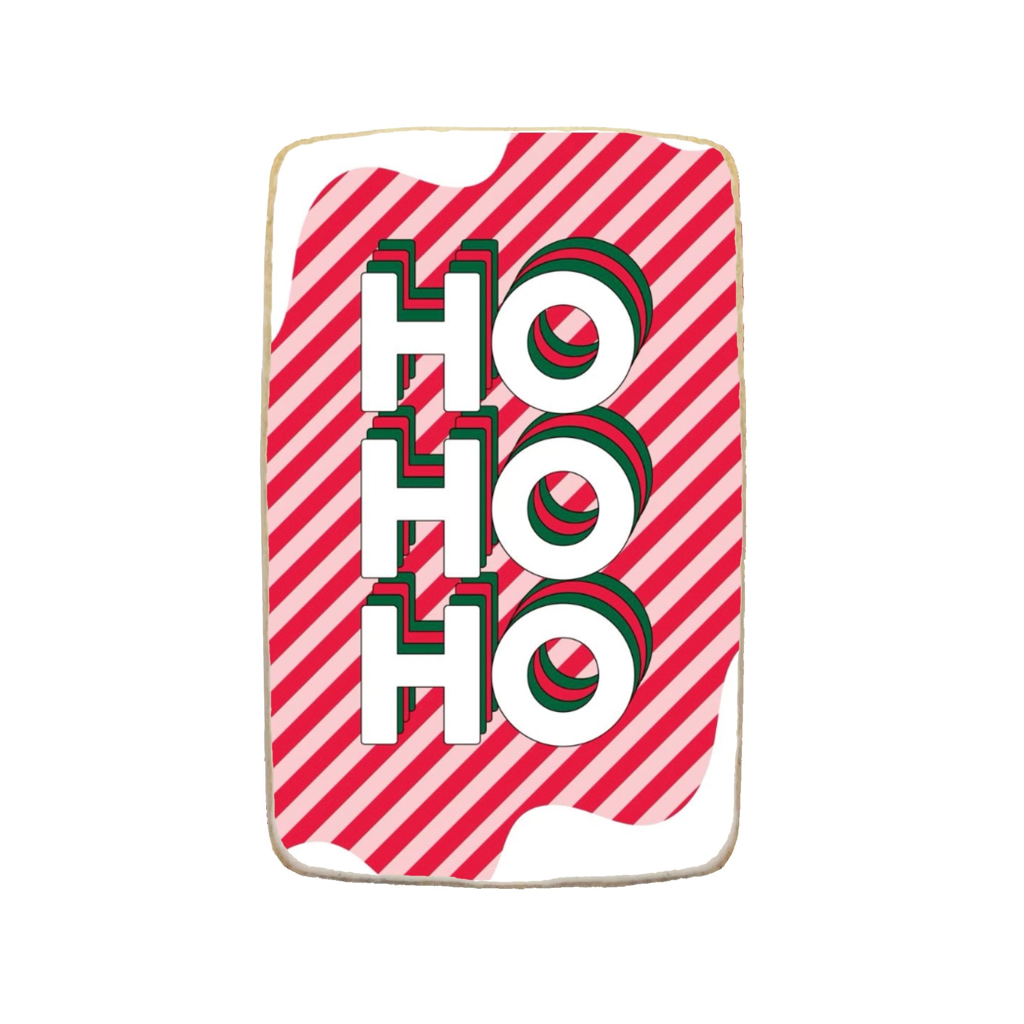 "Ho Ho Ho" Holiday Custom Cookie – ModernBiteLA