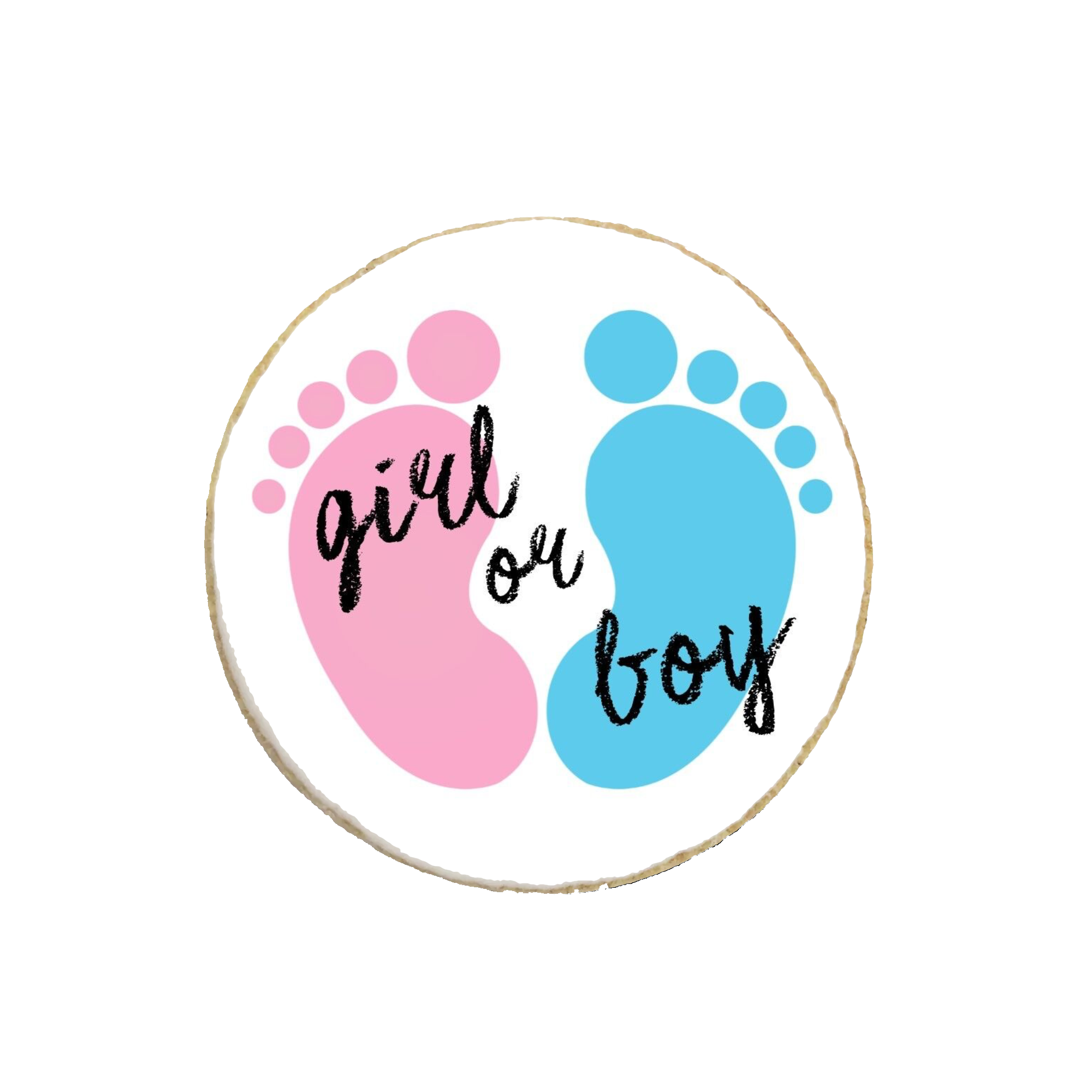Boy or Girl Gender Reveal Custom Cookies – ModernBiteLA